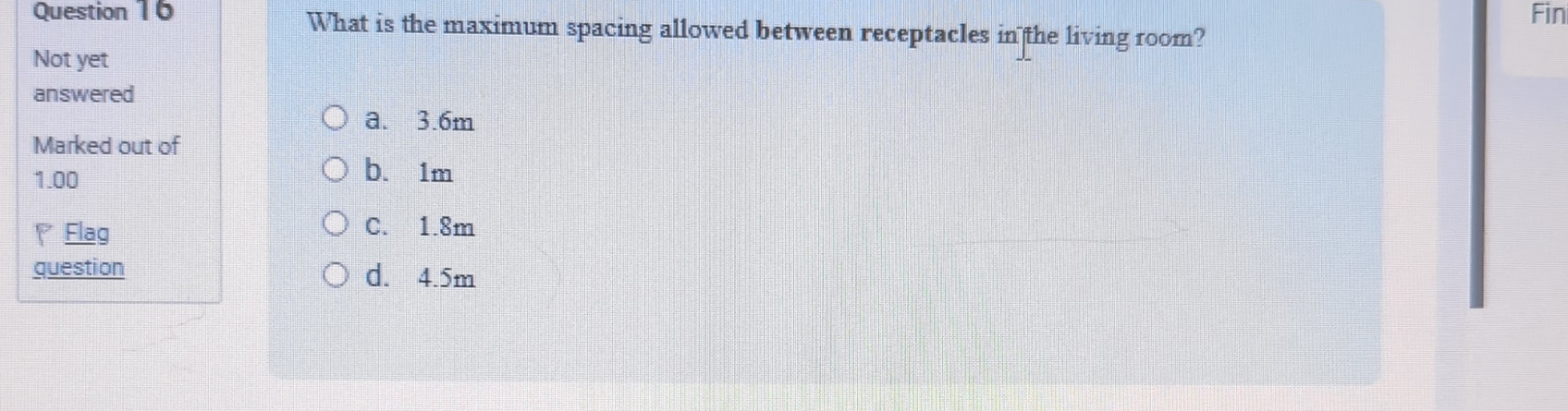 Solved Question 16Not yet answeredMarked out of 1.00Flag | Chegg.com Solved Question 16Not yet answeredMarked out of 1.00Flag | Chegg.com