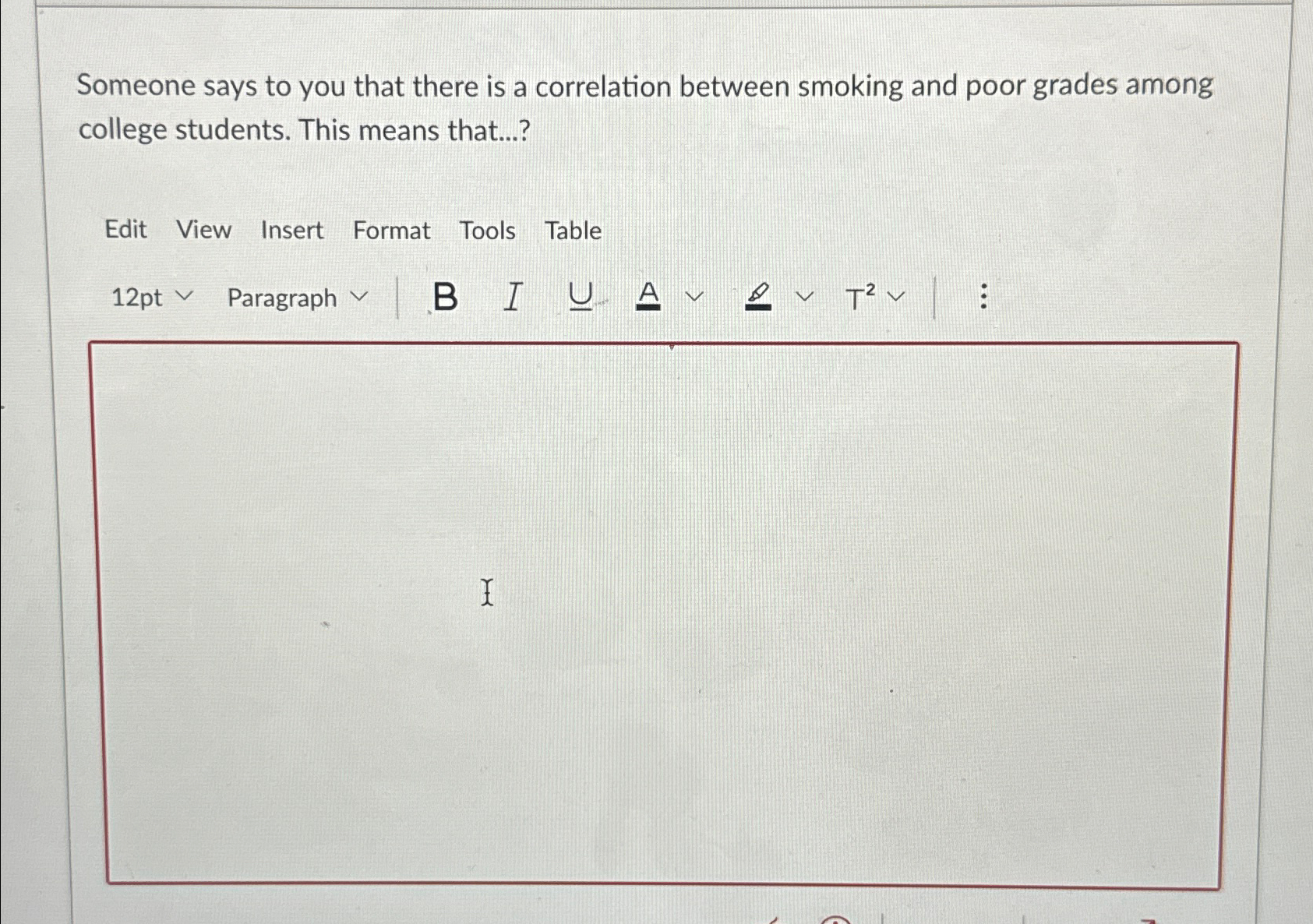 Solved Someone says to you that there is a correlation | Chegg.com