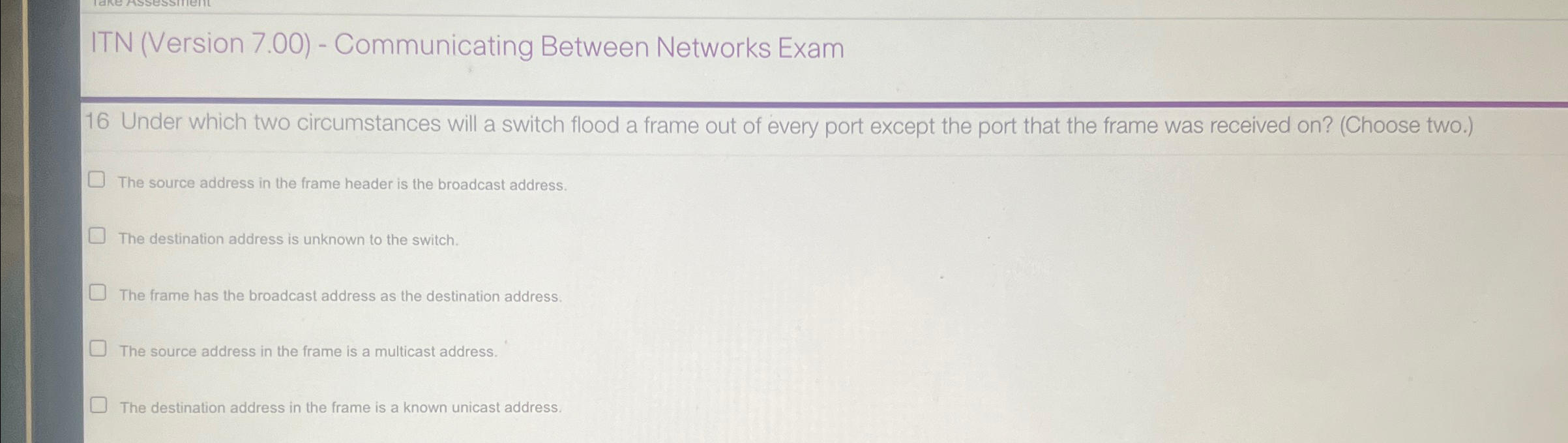 Solved ITN (Version 7.00) - ﻿Communicating Between Networks | Chegg.com