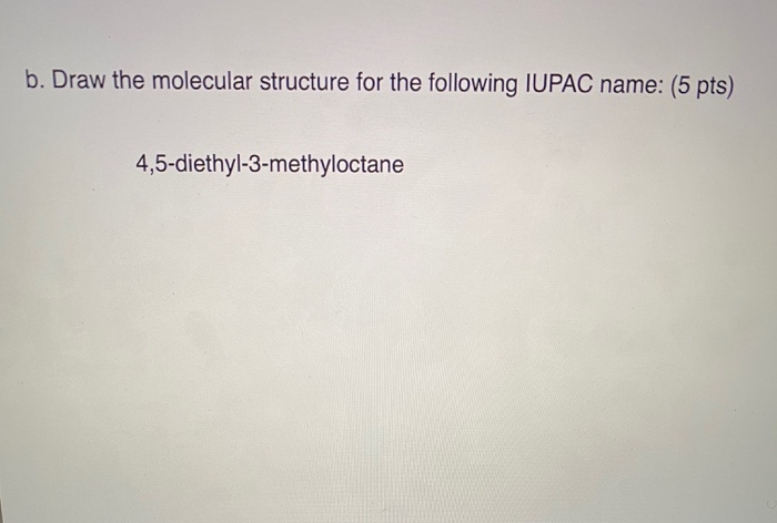 Solved 1) For the following molecular formulas calculate the | Chegg.com