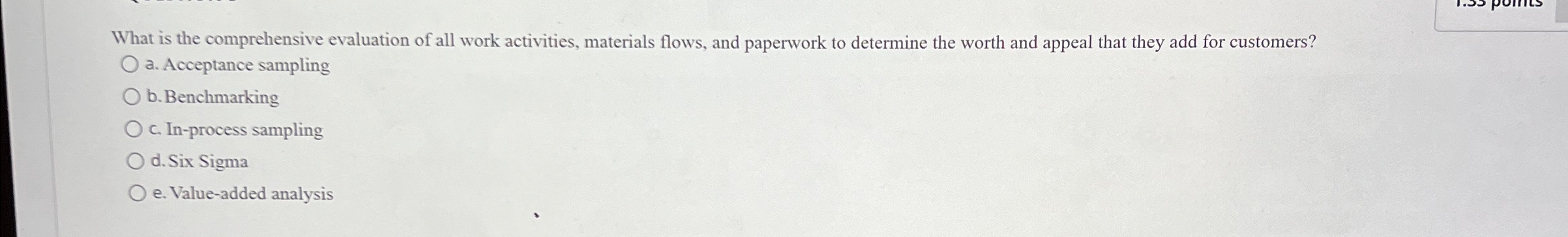 Solved What is the comprehensive evaluation of all work | Chegg.com