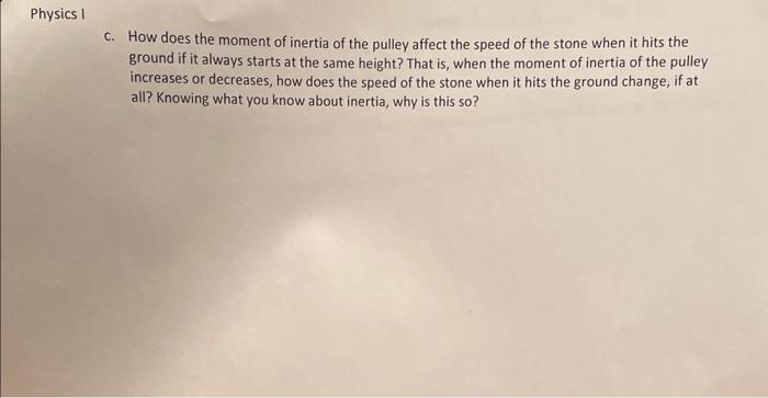 5. A pulley on a frictionless axle has the shape of a | Chegg.com