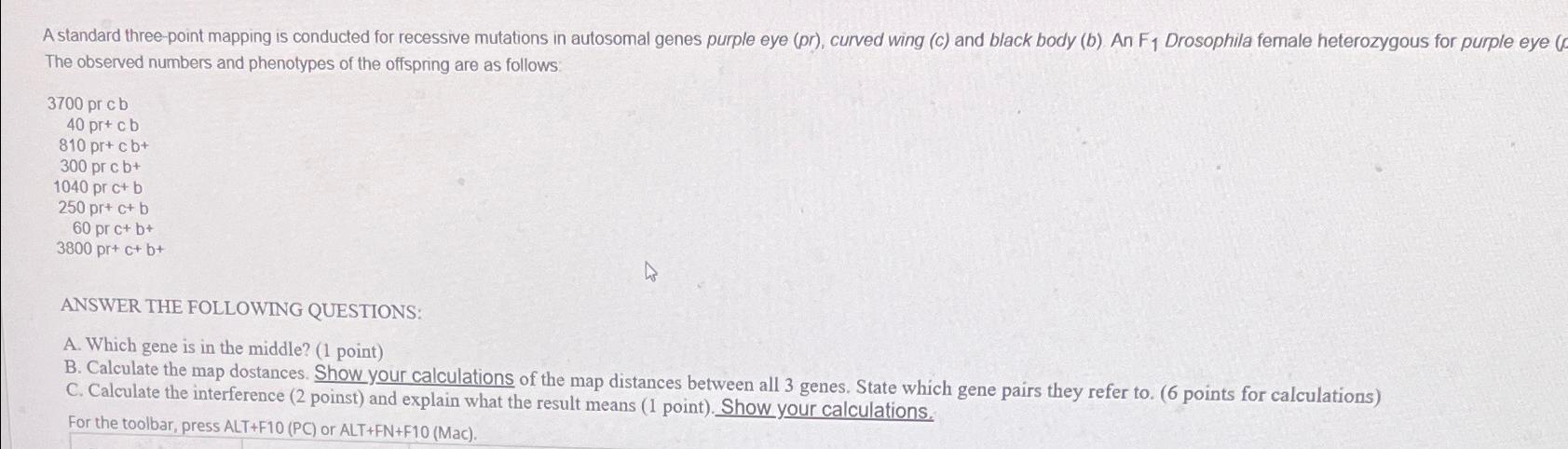 Solved A standard three-point mapping is conducted for | Chegg.com
