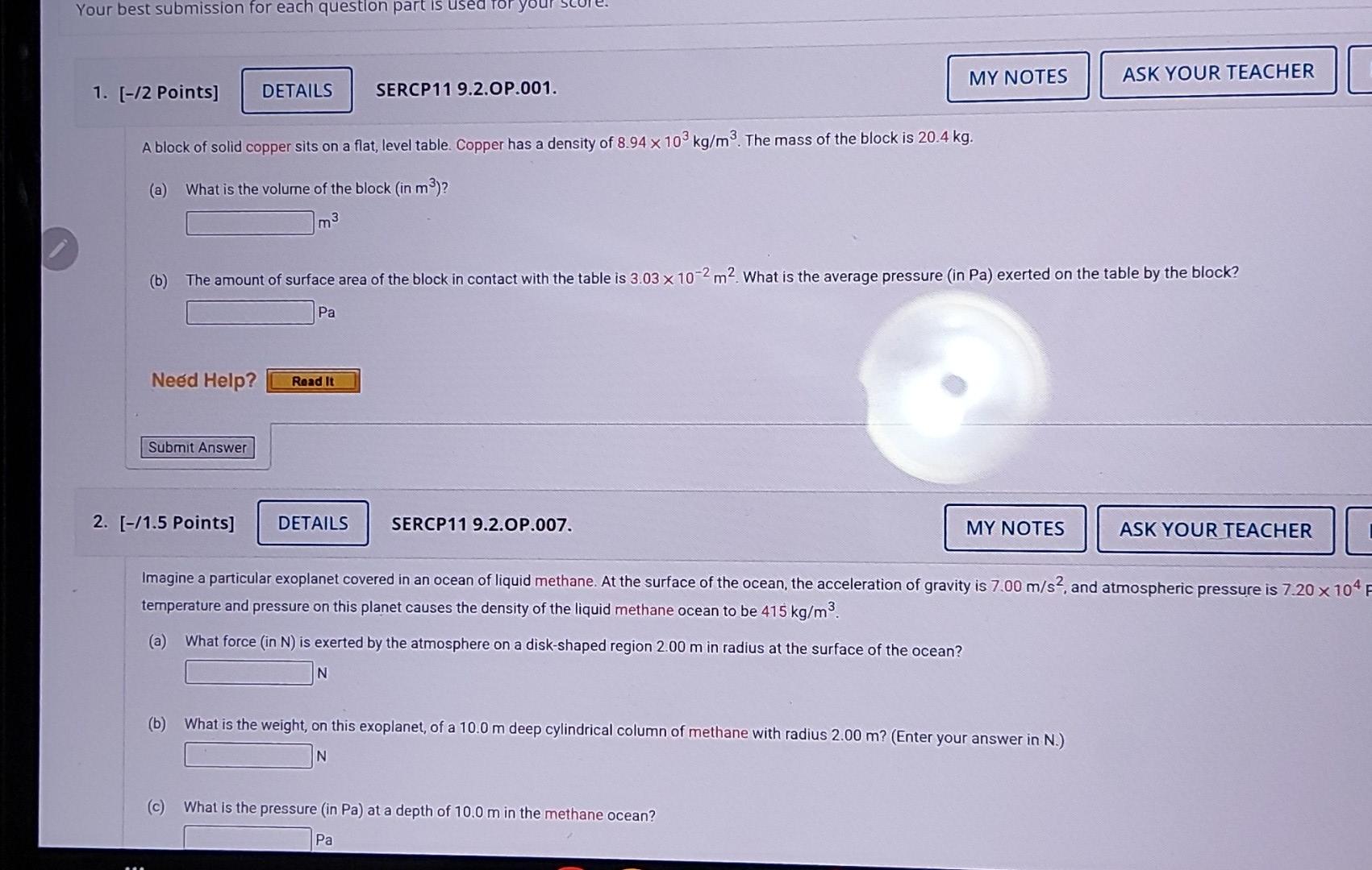 Solved Submit Answer 2. [0/0.1 Points] DETAILS PREVIOUS | Chegg.com