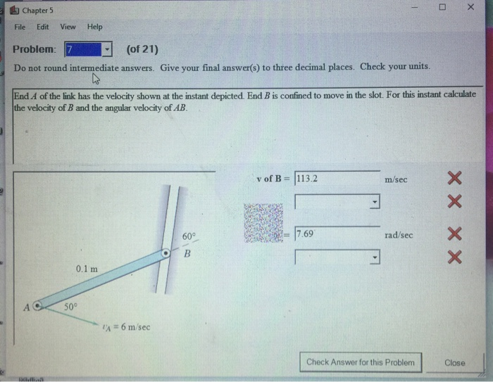 Solved Chapter 5 File Edit View Help Problem: (of 21) Do not | Chegg.com