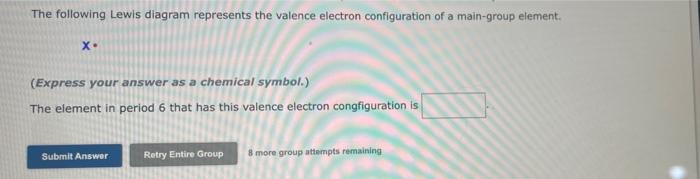 Solved The electron configurations for four main-group | Chegg.com