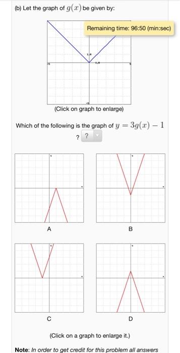 Solved (a) Let the graph of f(x) be given by: the (Click on | Chegg.com