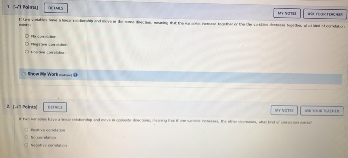 Solved 1. (-/1 Points) DETAILS MY NOTES ASK YOUR TEACHER If | Chegg.com