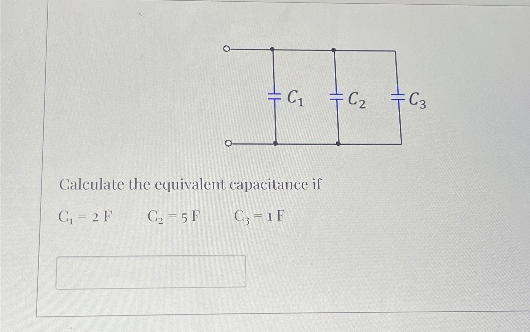 Solved Calculate the equivalent capacitance | Chegg.com