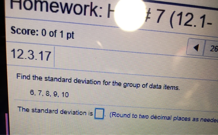 Solved Ework H 17 12 1 Score 0 Of 1 Pt 26 12 3 17 Find