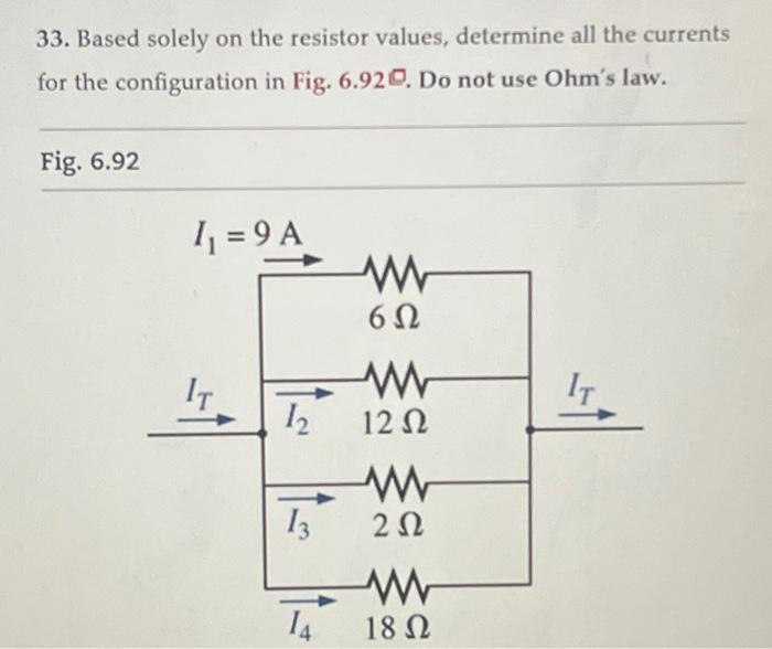 Solved 33 Based Solely On The Resistor Values Determine