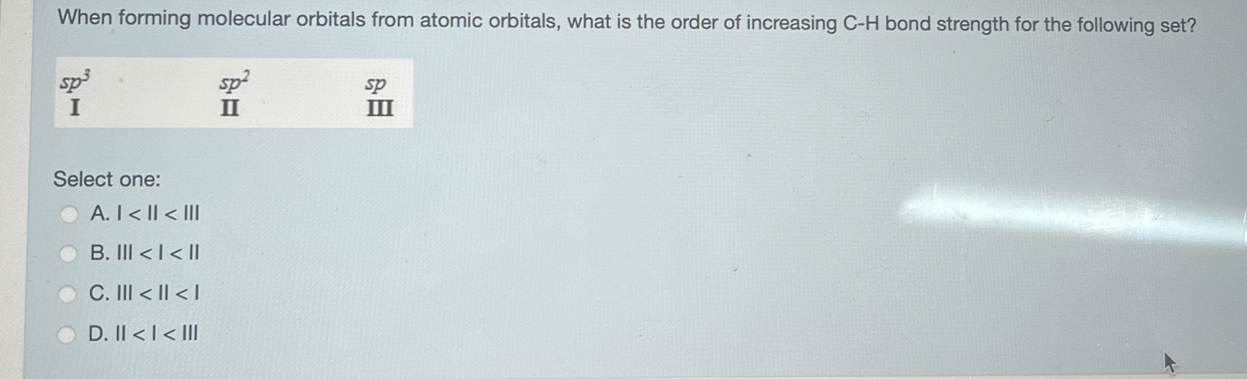 Solved When forming molecular orbitals from atomic orbitals, | Chegg.com