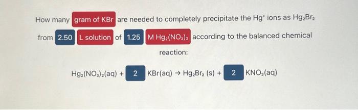 Solved How many are needed to completely precipitate the | Chegg.com