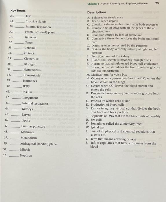 Solved 26. MATCHING 2 Use choices only once unless otherwise | Chegg.com
