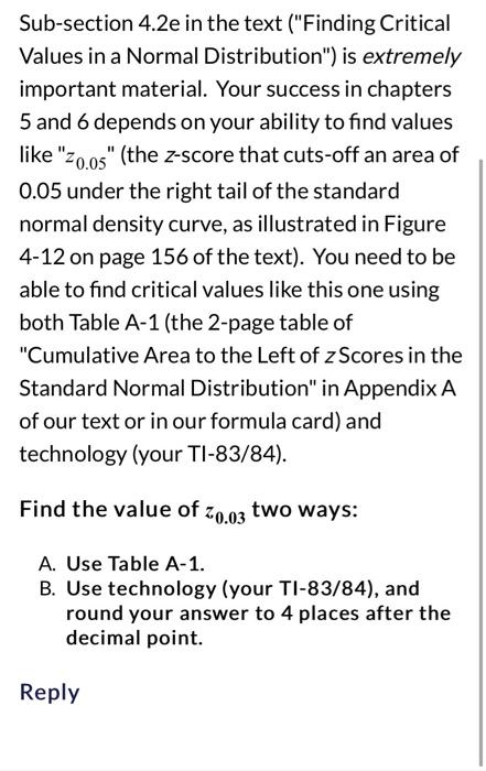 Sub-section 4.2e in the text ( Sub-section 4.2e in the text (