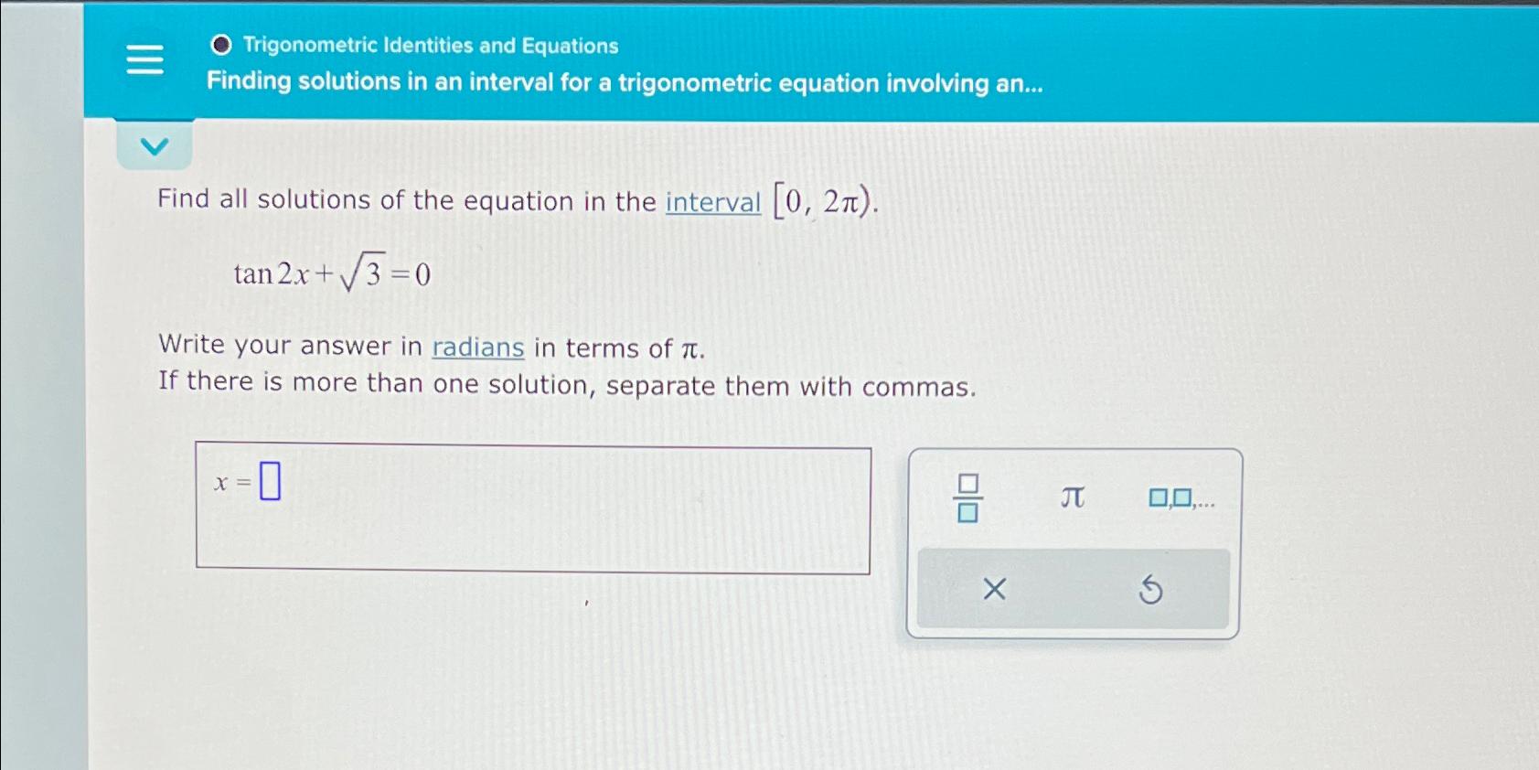 Solved Trigonometric Identities And Equations Finding