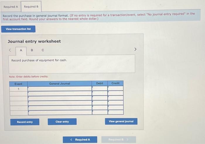 Solved Journal entry worksheet Record cash paid for freight | Chegg.com