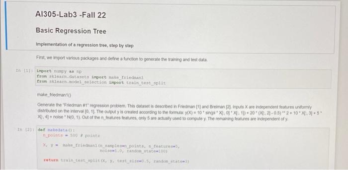 Solved Machine learning: Basic Regression Tree to | Chegg.com
