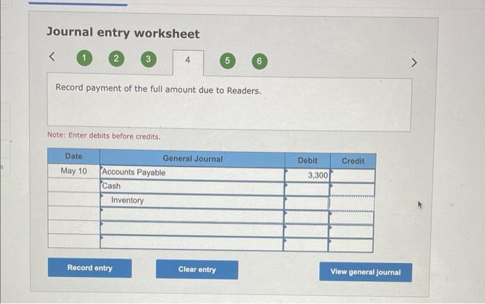 Solved Required information Exercise 6-9 (Algo) Record | Chegg.com