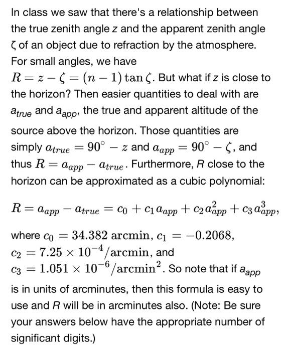 Solved In class we saw that there's a relationship between | Chegg.com