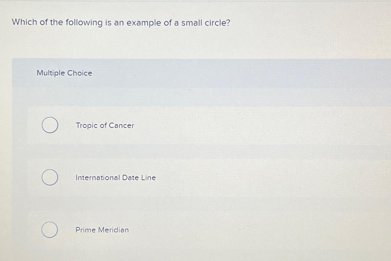 Solved Which of the following is an example of a small | Chegg.com