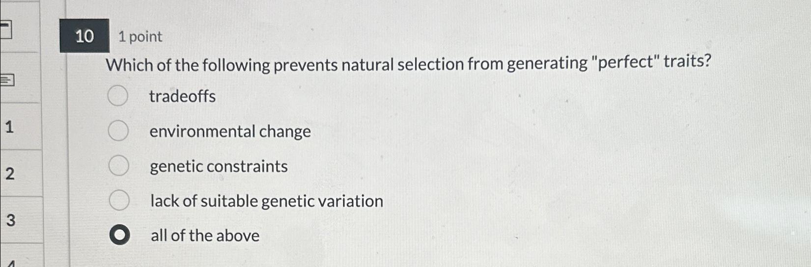 Solved 101 ﻿pointWhich of the following prevents natural | Chegg.com
