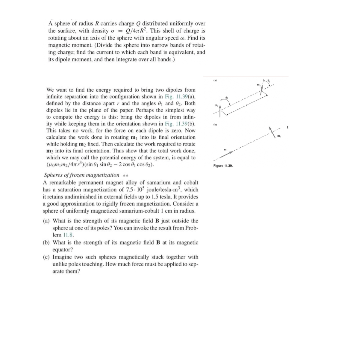 Solved A sphere of radius R ﻿carries charge Q ﻿distributed | Chegg.com