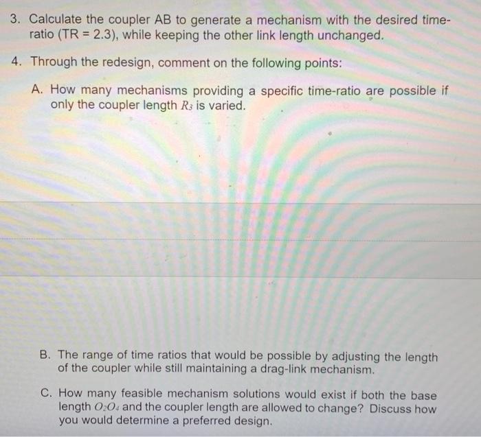 Figure 7: Drag-link quick-return mechanism (not to | Chegg.com