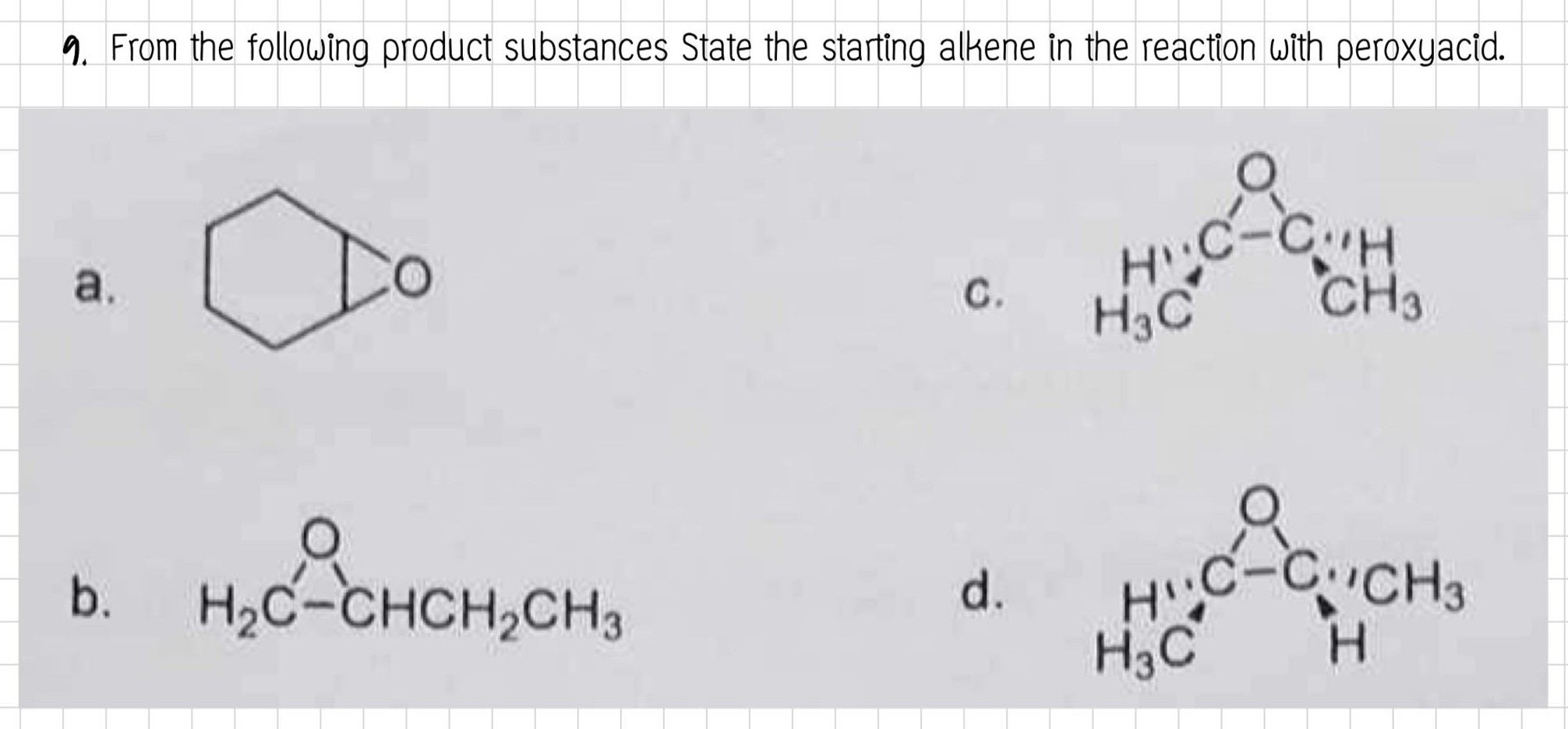 Solved From the following product substances State the | Chegg.com