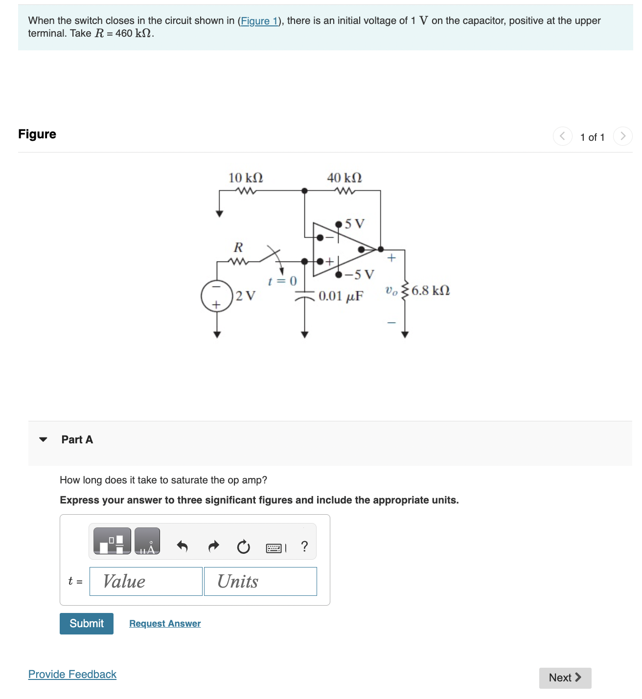 Solved When the switch closes in the circuit shown in | Chegg.com