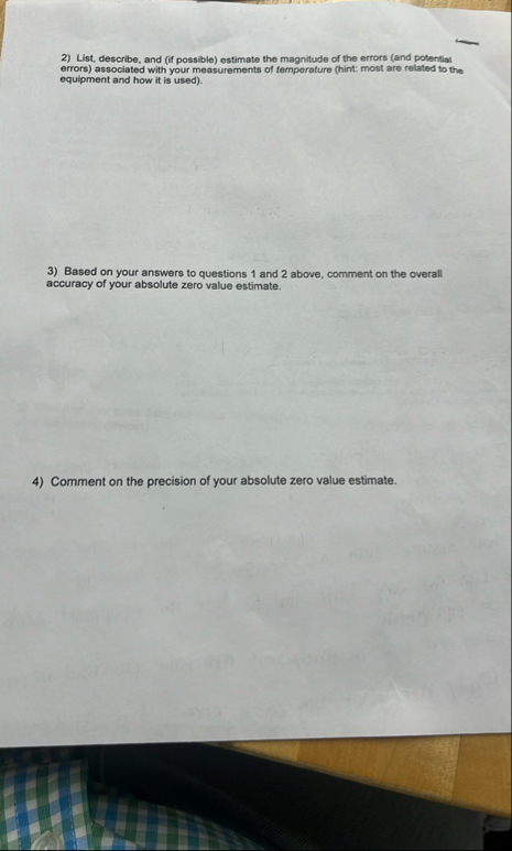 Solved List, describe, and (if possible) ﻿estimate the | Chegg.com