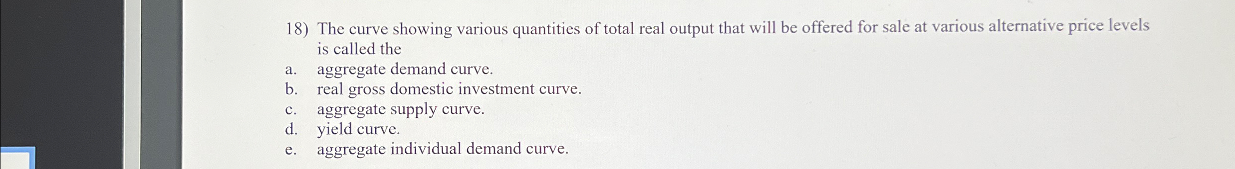 Solved The curve showing various quantities of total real | Chegg.com