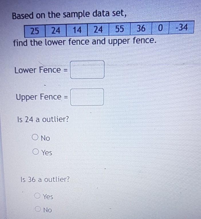 Solved Based on the sample data set, 25 24 14 24 55 36 0 | Chegg.com