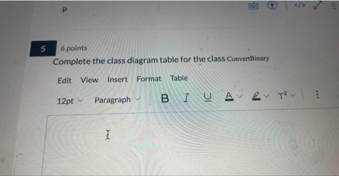 Solved Section 1 public class ConvertBinary \{ private | Chegg.com