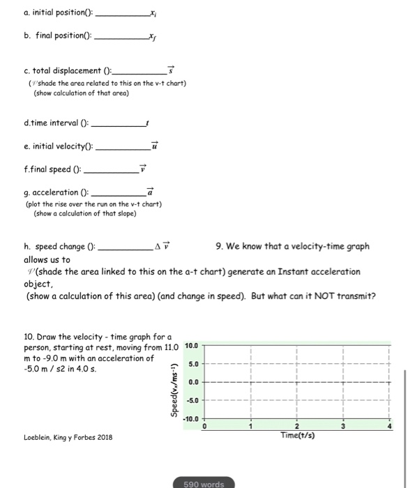 Solved PhET LAB 3-1 Velocity - Time Graphs Name(s) | Chegg.com
