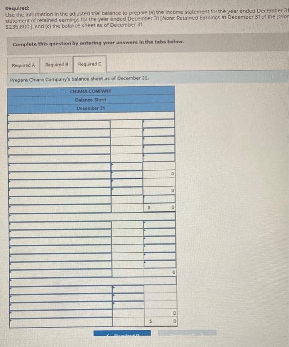 Solved Problem 3-4A (Static) Preparing financial statements | Chegg.com