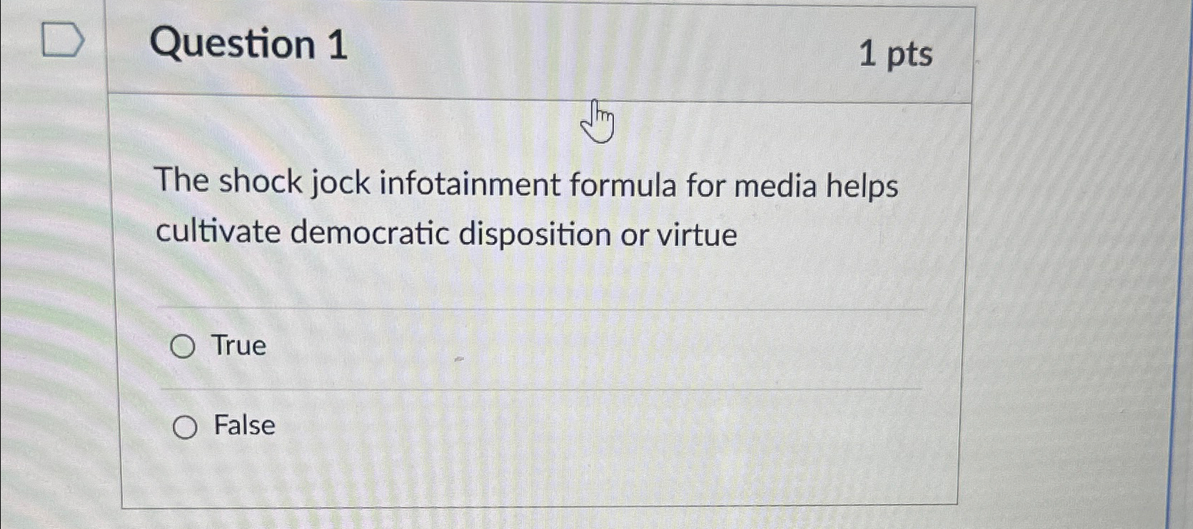 Solved Question 11 ptsThe shock jock infotainment formula | Chegg.com Solved Question 11 ptsThe shock jock infotainment formula | Chegg.com