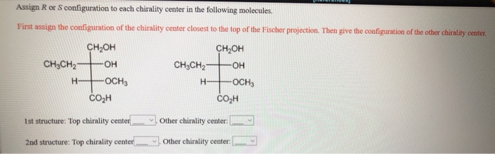 Solved Assign Ror S configuration to each chirality center | Chegg.com