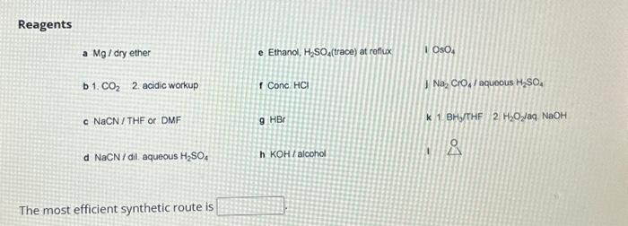 Solved Devise the most efficient synthesis for the | Chegg.com