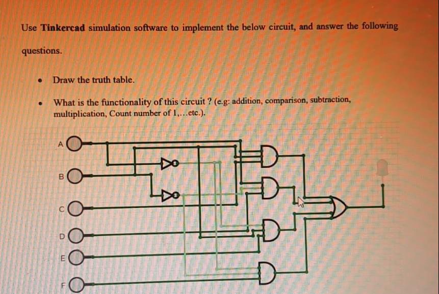 Solved Use Tinkercad simulation software to implement the | Chegg.com