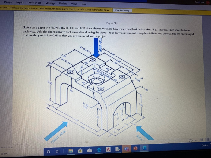 Solved Soos Vice Design Layout References Mailings Review | Chegg.com