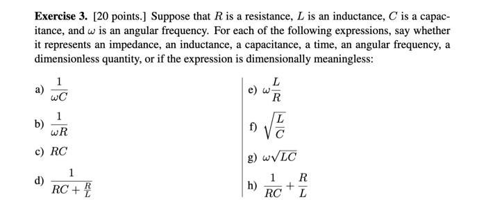 Solved Exercise 3. [20 points.] Suppose that R is a | Chegg.com