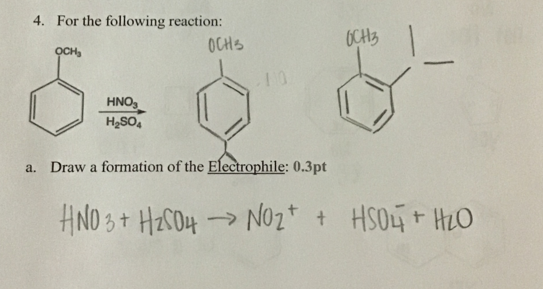 Solved For the following reaction:a. ﻿Draw a formation of | Chegg.com