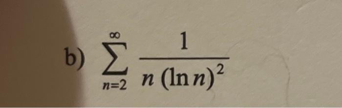 Solved a) \\( \\sum_{n=1}^{\\infty} \\frac{2 n-n^{3}}{5+2 | Chegg.com