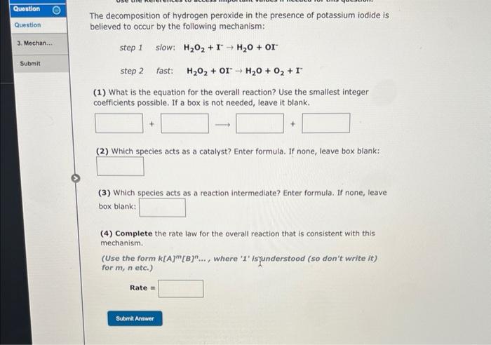 Solved Identify each of the following elementary reactions | Chegg.com
