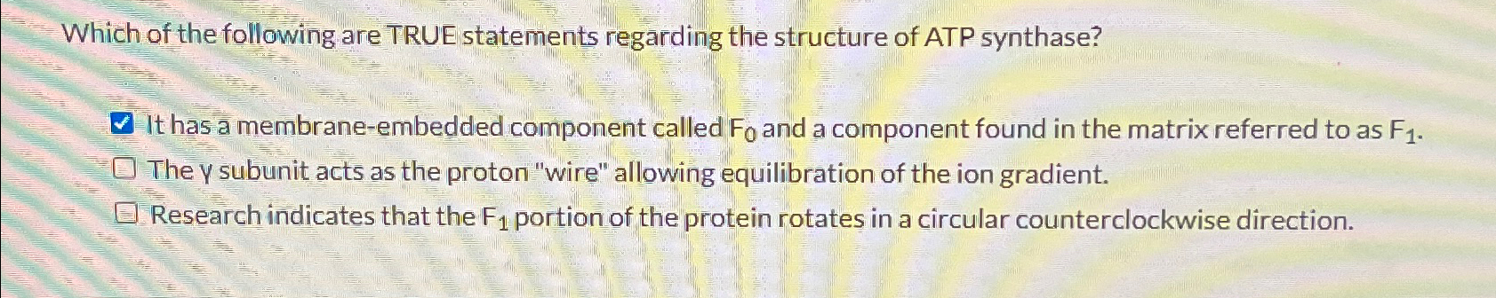 Solved Which of the following are TRUE statements regarding | Chegg.com