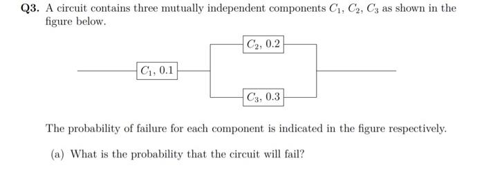 Solved 23. A circuit contains three mutually independent | Chegg.com