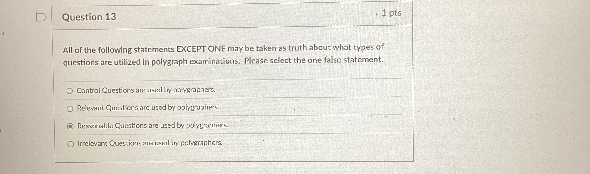 Solved Question 131 ﻿ptsAll of the following statements | Chegg.com
