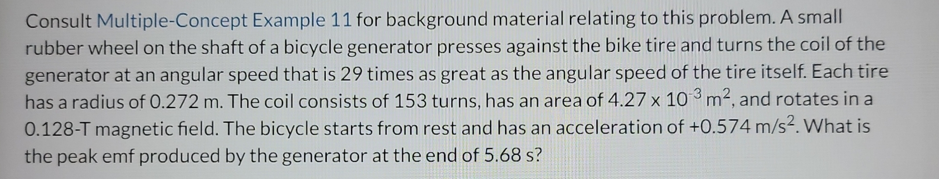 Solved Consult Multiple-Concept Example 11 ﻿for background | Chegg.com