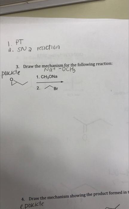 Solved 3. Draw the mechanism for the following reaction: | Chegg.com